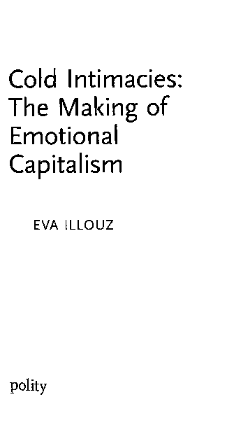 (PDF) Cold Intimacies: The Making of Emotional Capitalism