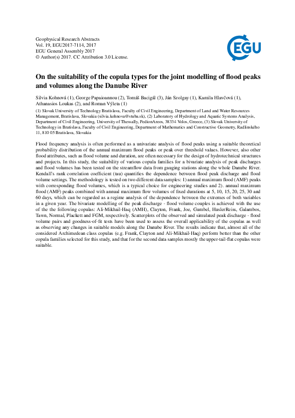 (PDF) On the suitability of the copula types for the joint modelling of ...