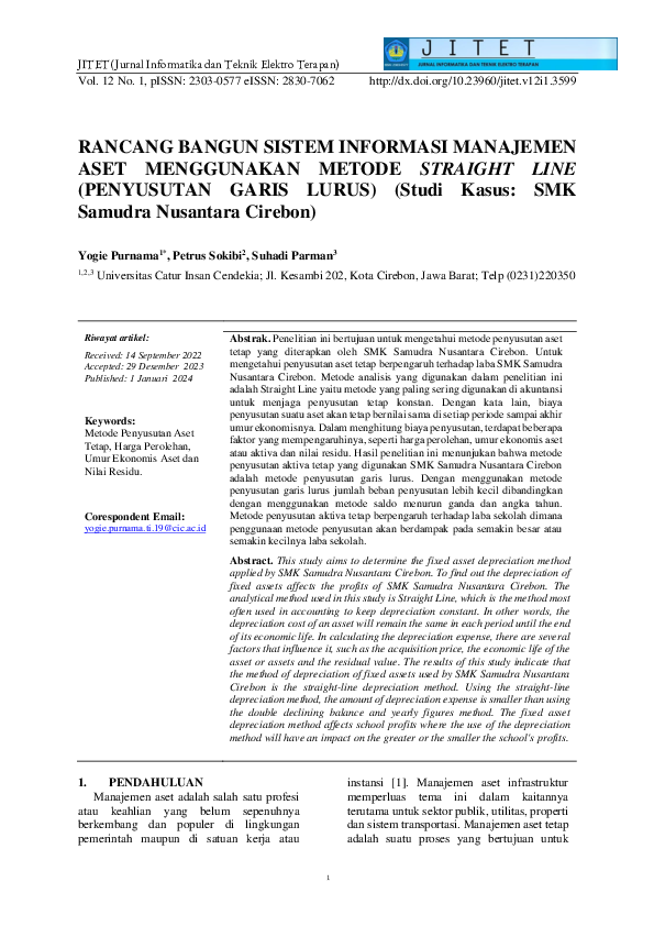 (PDF) RANCANG BANGUN SISTEM INFORMASI MANAJEMEN ASET MENGGUNAKAN METODE ...
