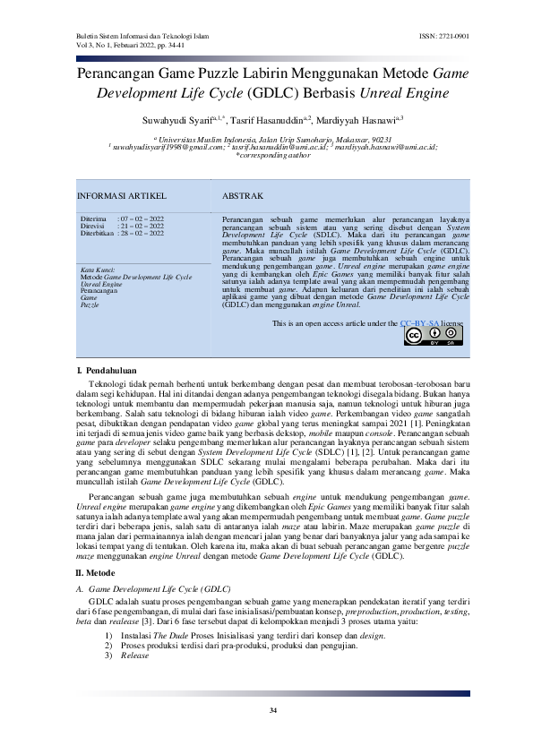 (PDF) Perancangan Game Puzzle Labirin menggunakan Metode Game ...