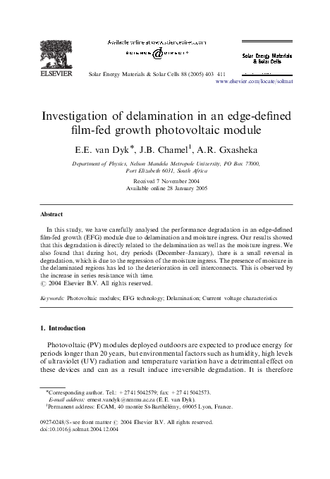 (PDF) Investigation of delamination in an edge-defined film-fed growth ...