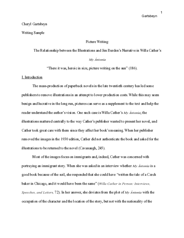 (PDF) Picture Writing: The Relationship between the Illustrations and ...