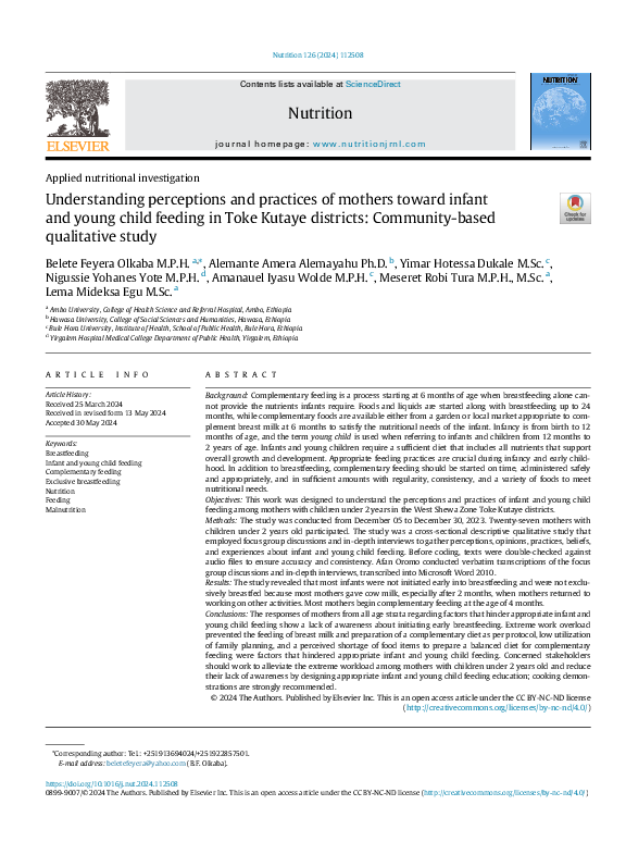 (PDF) Applied nutritional investigation Understanding perceptions and ...