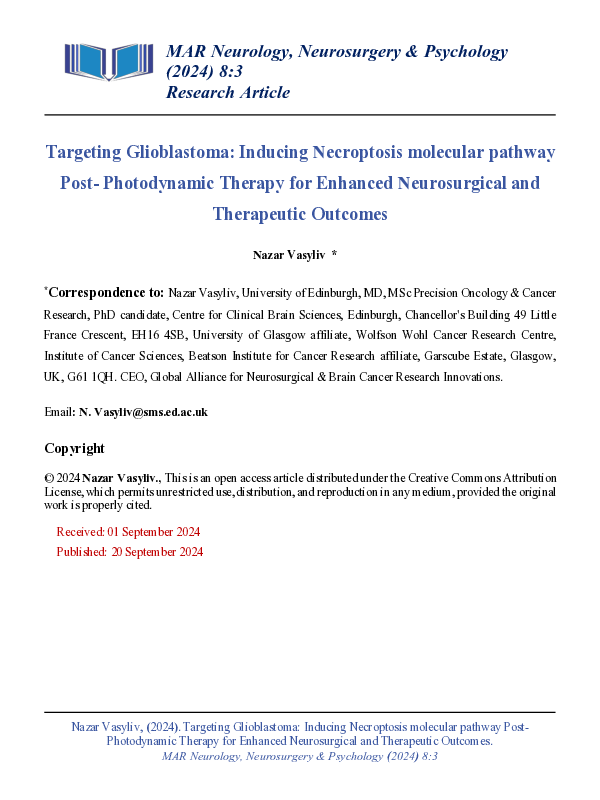 (PDF) Targeting Glioblastoma: Inducing Necroptosis molecular pathway ...