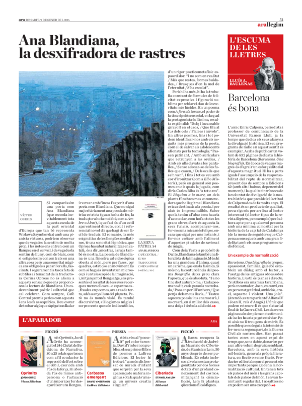 (PDF) Ana Blandiana, la desxifradora de rastres / | Victor Obiols ...