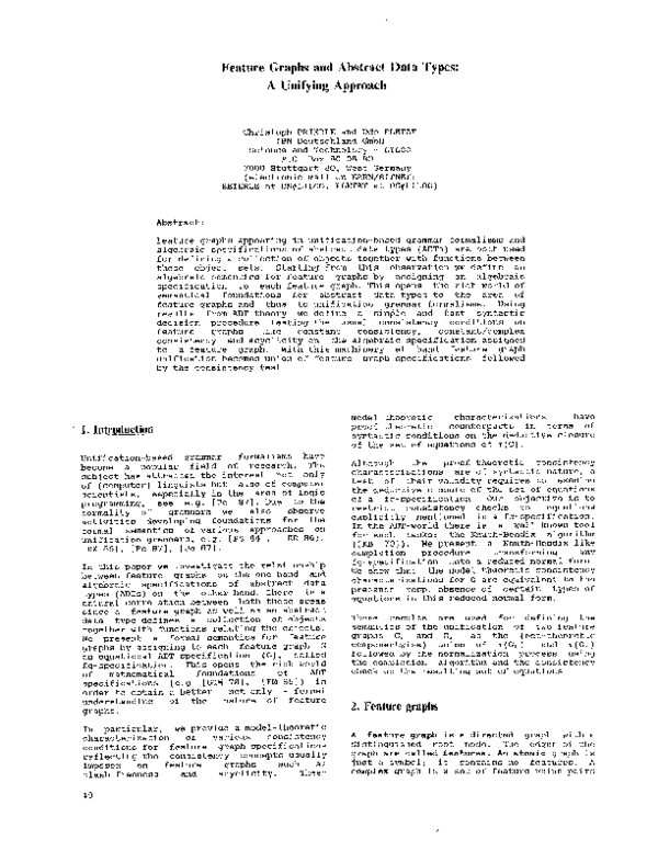 (PDF) Feature graphs and abstract data types