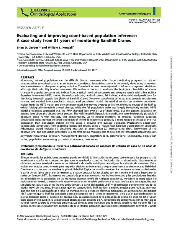 (PDF) Evaluating and improving count-based population inference: A case study from 31 years of ...