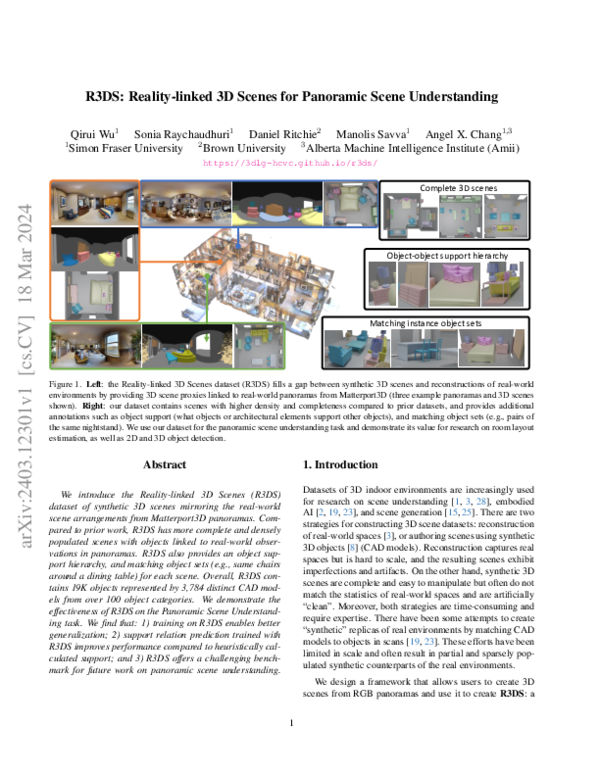 (PDF) R3DS: Reality-linked 3D Scenes for Panoramic Scene Understanding