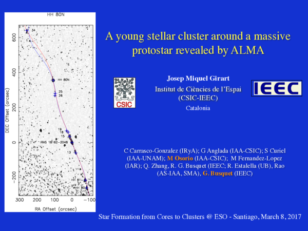 (PDF) A Young Stellar Cluster Around a Massive Protostar Revealed by ALMA
