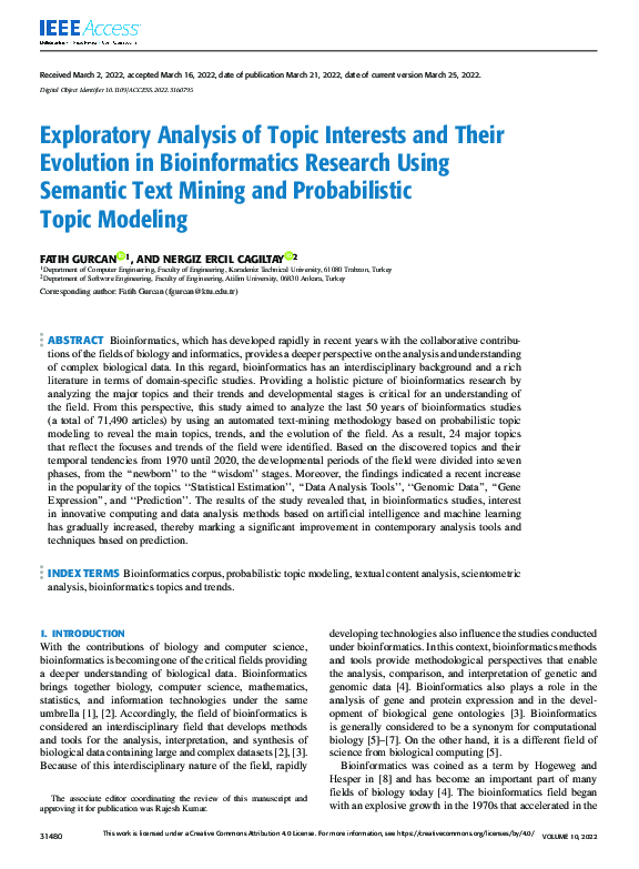 (PDF) Exploratory Analysis of Topic Interests and Their Evolution in ...