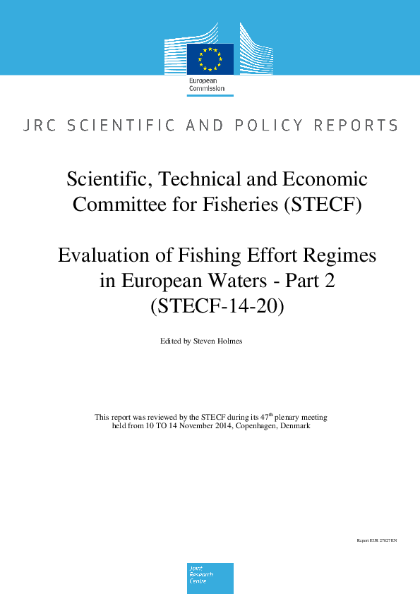 (PDF) STECF Evaluation of Fishing Effort Regimes in European Waters ...