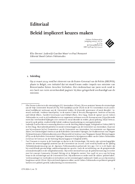 (PDF) INL Noodzakelijk politiebeleid
