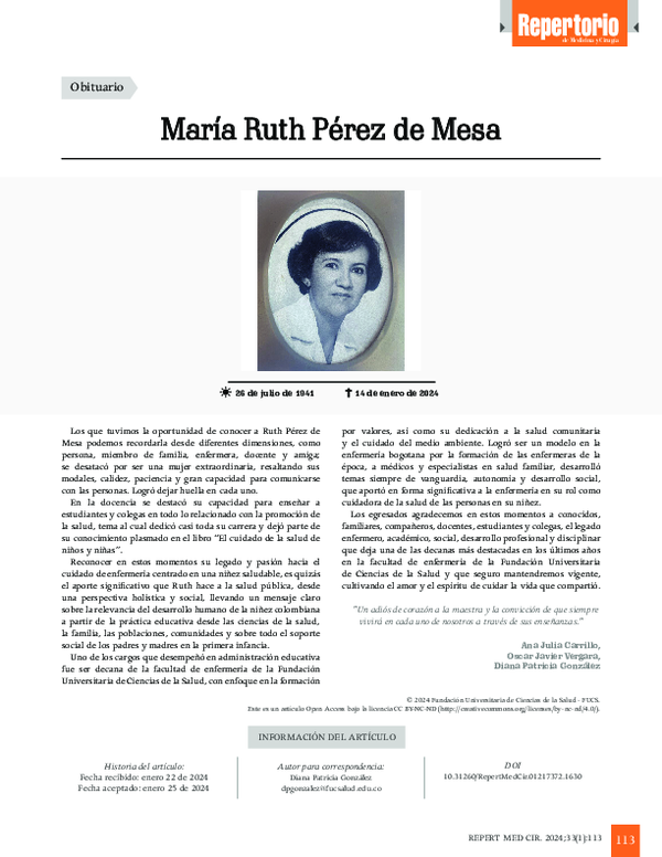 (PDF) Maria Ruth Pérez De Mesa