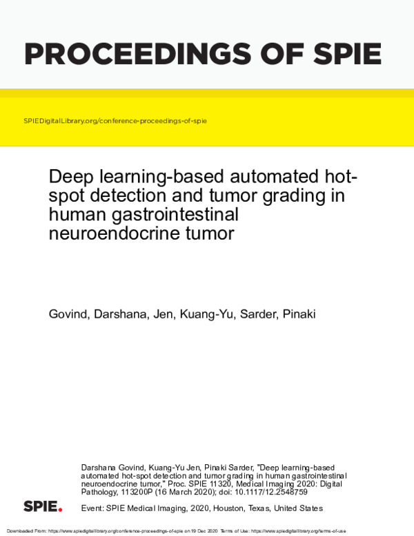 (PDF) Deep learning-based automated hot-spot detection and tumor grading in human ...