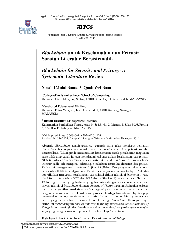 Pdf Blockchain For Security And Privacy A Systematic Literature Review