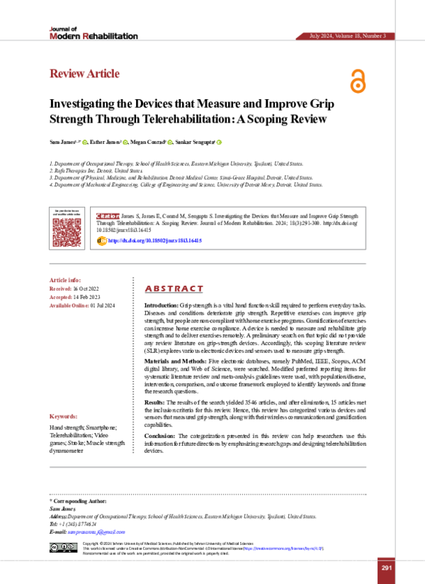(PDF) Investigating the Devices that Measure and Improve Grip Strength ...
