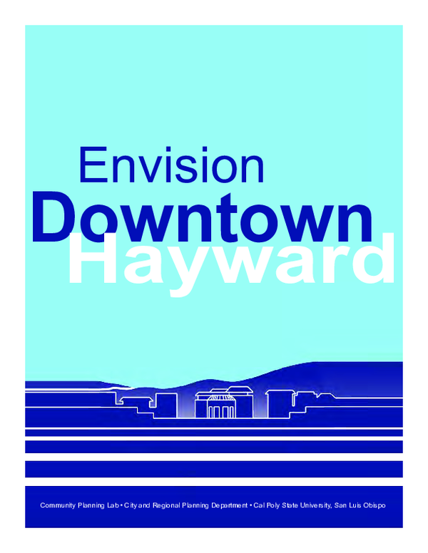 Pdf Community Driven Vision For Downtown Hayward