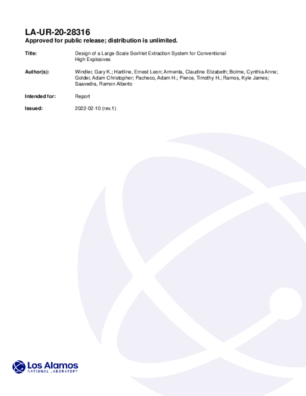 (PDF) Design of a Large-Scale Soxhlet Extraction System for ...