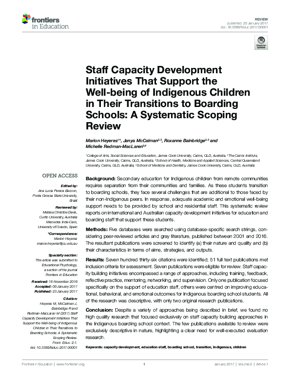 (PDF) Staff Capacity Development Initiatives That Support the Well ...