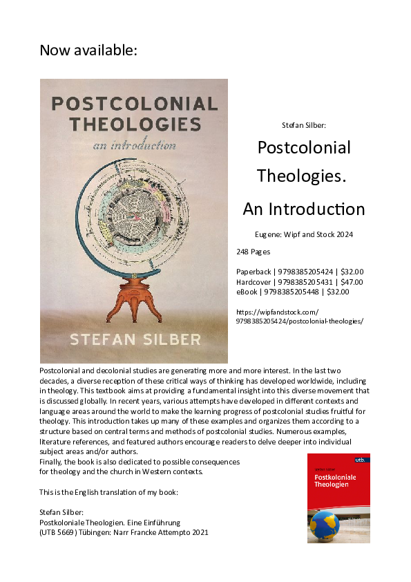 (PDF) Postcolonial Theologies. An Introduction