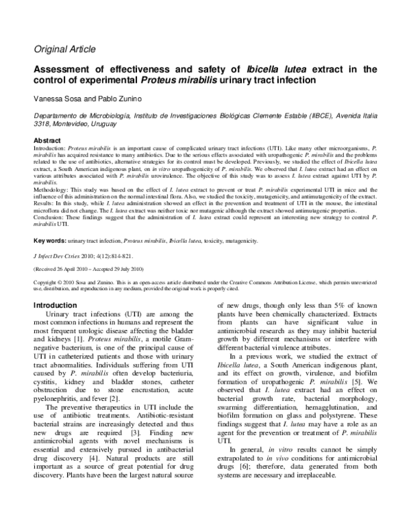 (PDF) Assessment of effectiveness and safety of Ibicella lutea extract ...