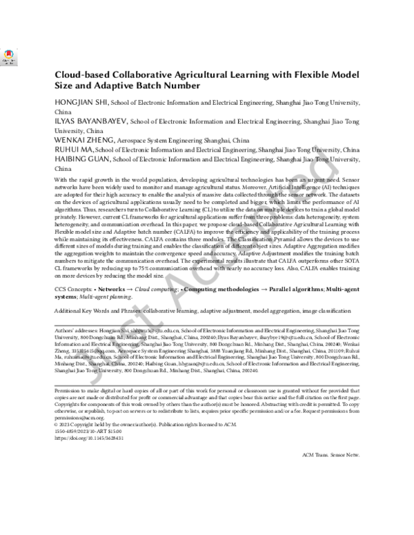 (PDF) Cloud-based Collaborative Agricultural Learning with Flexible ...
