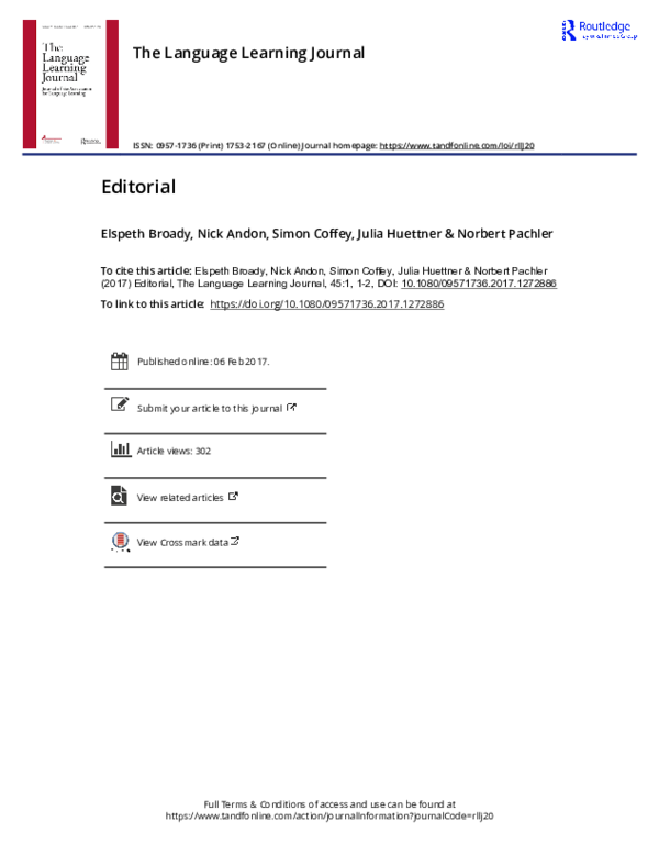 (PDF) ELT Journal