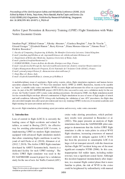 (PDF) Airfox Upset Prevention & Recovery Training (UPRT) Flight ...