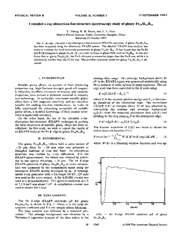 (PDF) Extended x-ray absorption fine structure spectroscopy and first-principles study of SnWO 4 ...