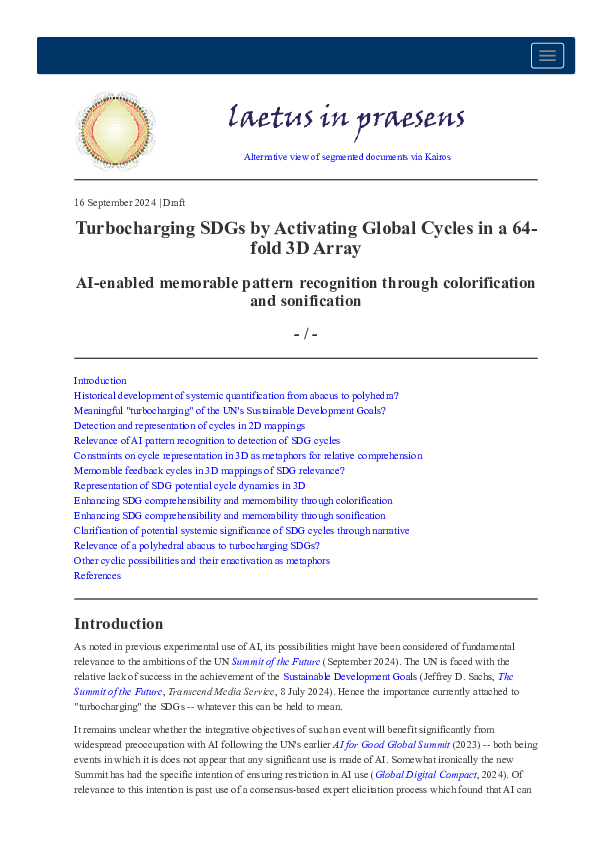 (PDF) Turbocharging SDGs by Activating Global Cycles in a 64fold 3D ...
