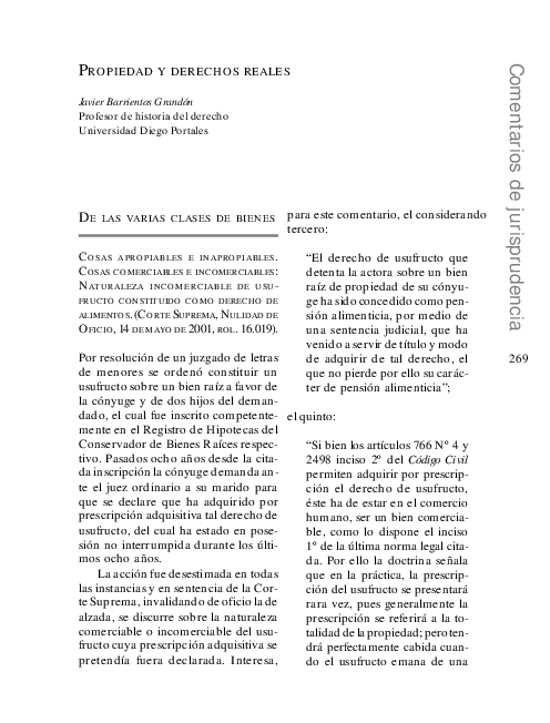 (PDF) Propiedad y derechos reales