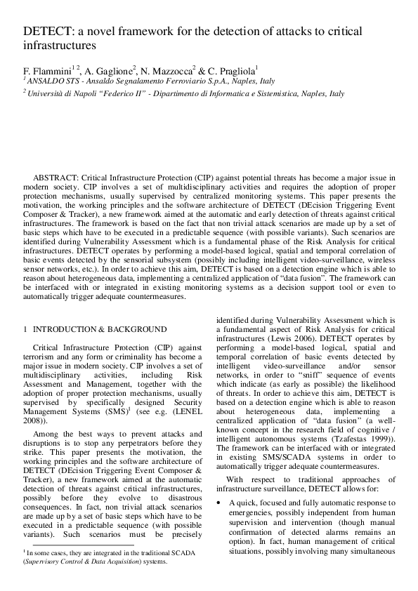 (PDF) DETECT: a novel framework for the detection of attacks to ...