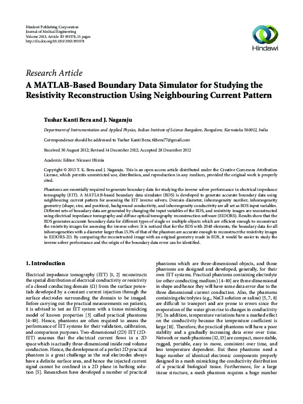 (PDF) A MATLAB-Based Boundary Data Simulator for Studying the Resistivity Reconstruction Using ...