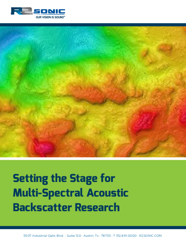 (PDF) Setting the stage for multi-spectral acoustic backscatter research