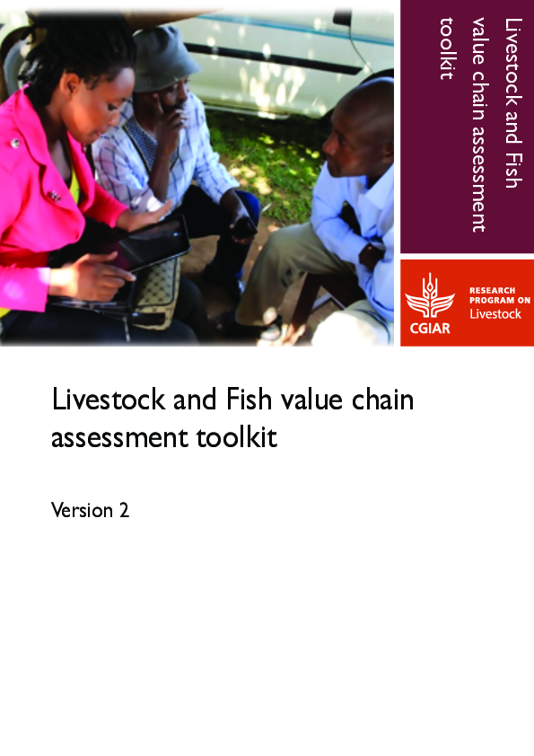 (PDF) Livestock and fish value chain assessment toolkit, version 2