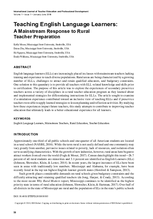 (PDF) Teaching English Language Learners (PDF) Teaching English Language Learners