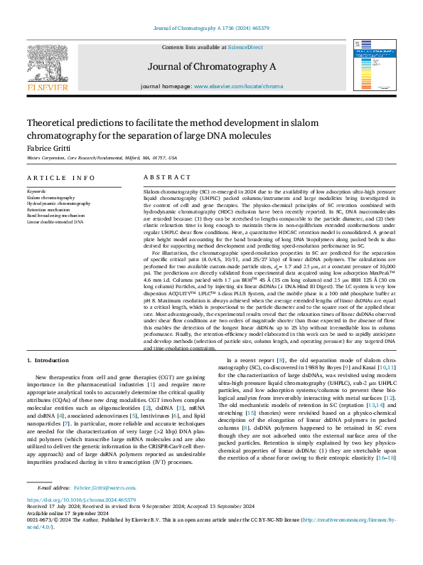 (PDF) Theoretical predictions to facilitate the method development in ...