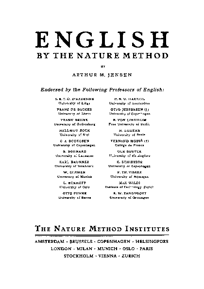 (PDF) English by the Nature Method