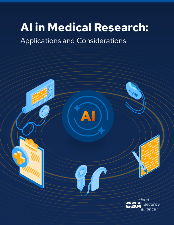 (PDF) AI in Medical Research Applications & Considerations
