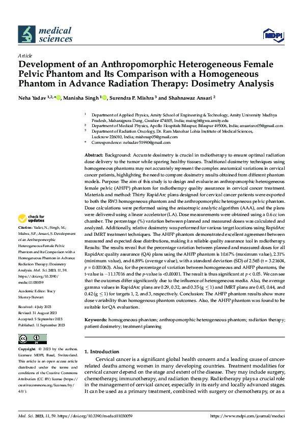 (PDF) Development of an Anthropomorphic Heterogeneous Female Pelvic ...