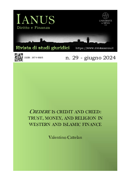 (PDF) Credere is credit and creed: trust, money, and religion in ...