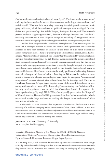 (PDF) Unmaking Waste Review