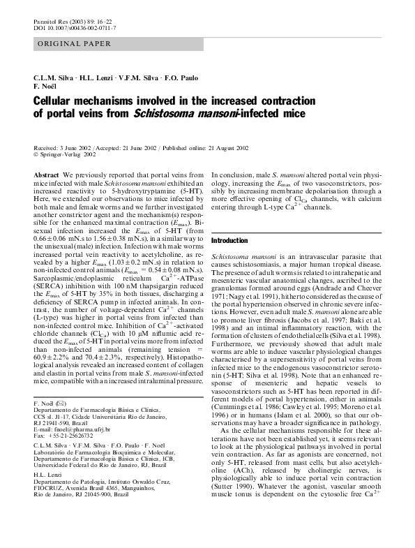 (PDF) Cellular mechanisms involved in the increased contraction of ...
