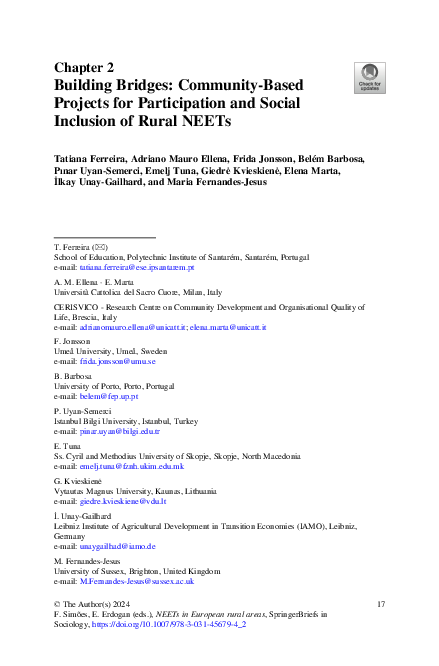 (PDF) Building Bridges: Community-Based Projects for Participation and ...