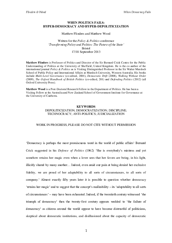 (PDF) Walking Without Order