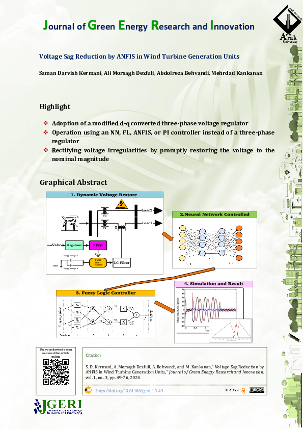 (PDF) Voltage Sag Reduction by ANFIS in Wind Turbine Generation Units (PDF) Voltage Sag Reduction by ANFIS in Wind Turbine Generation Units