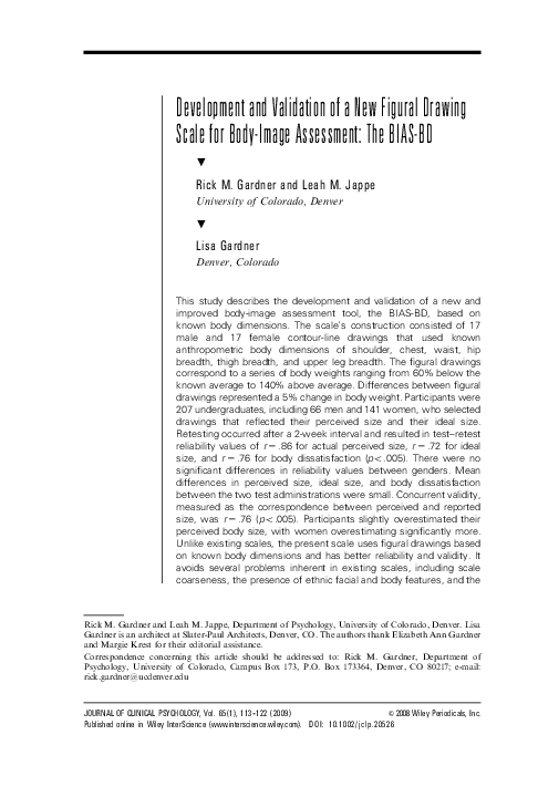 (PDF) Development and validation of a new figural drawing scale for ...