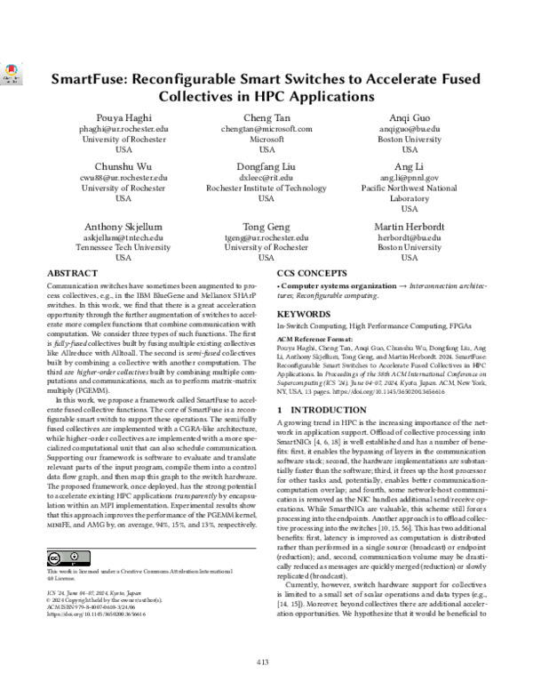 (PDF) SmartFuse: Reconfigurable Smart Switches to Accelerate Fused ...