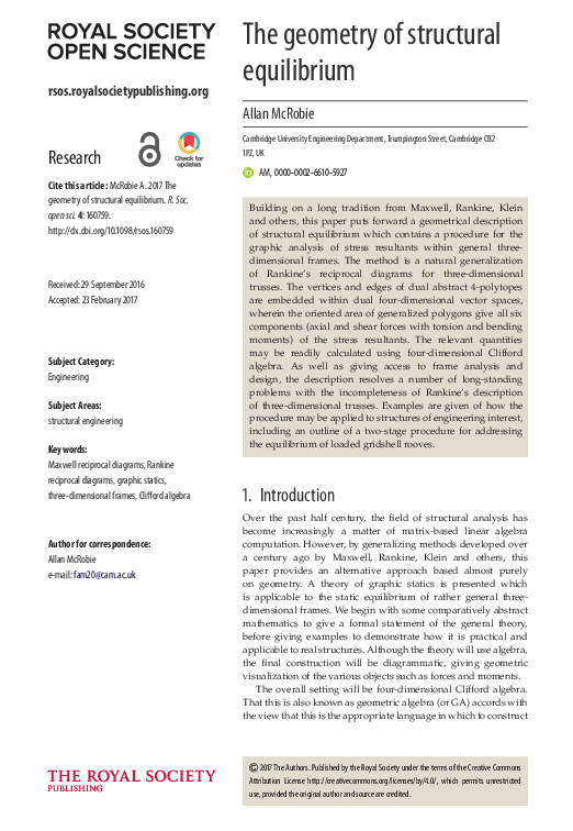 (PDF) The geometry of structural equilibrium