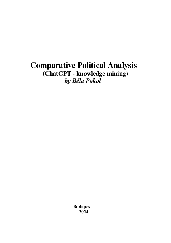(PDF) Comparative Political Analysis (ChatGPT - knowledge mining)